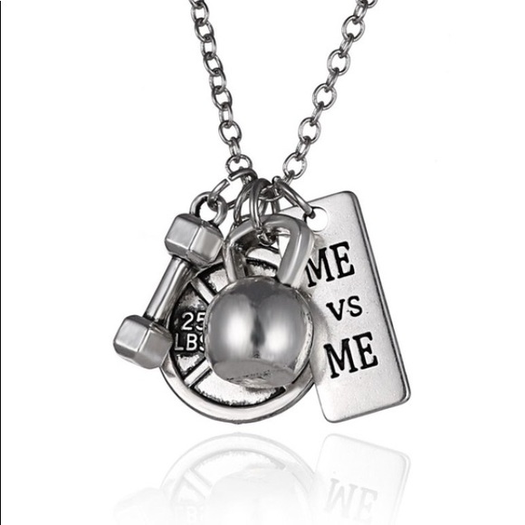 Jewelry | Me Vs Me Fitness Necklace | Poshmark
